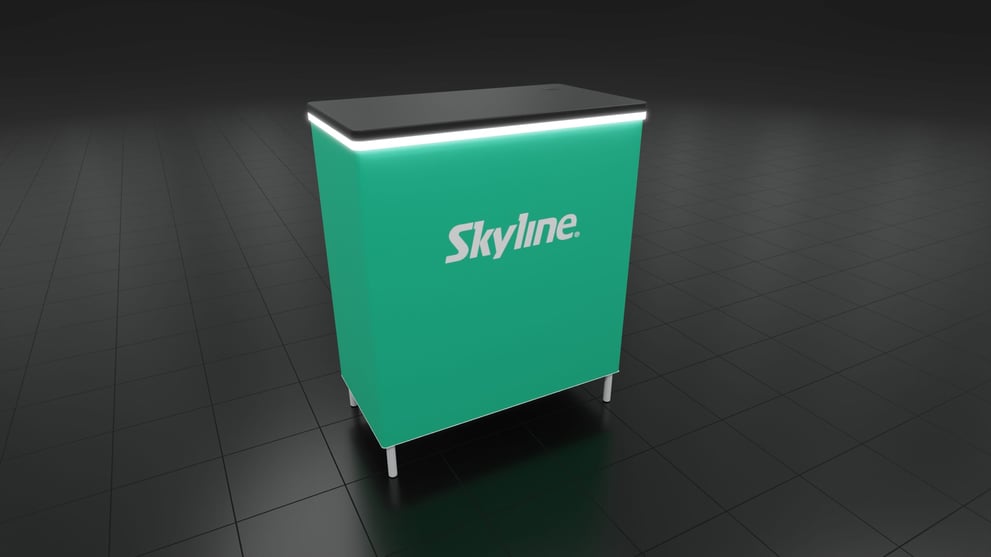 Skyline Exhibits' Counters & Tables for Trade Shows & Events