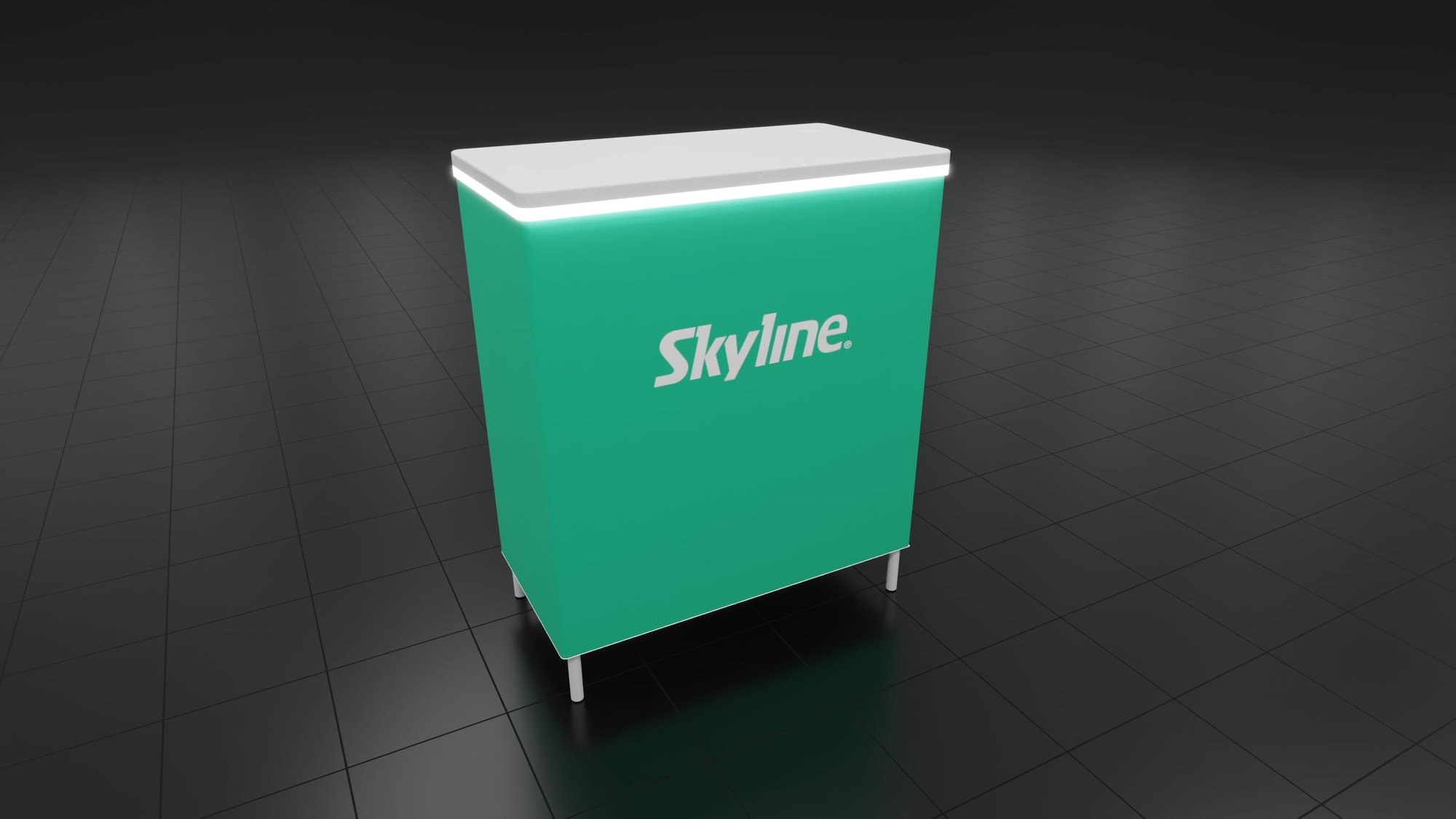 Halo Counter | Lightweight Portable Trade Show Solution | Skyline